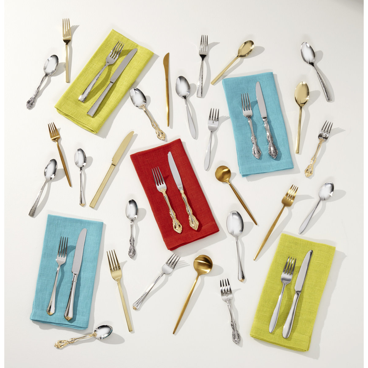 Oneida Golden Juilliard 20 Piece Fine Flatware Set & Reviews | Wayfair